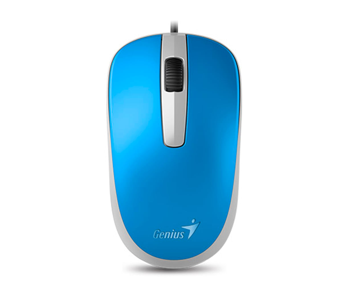 Mouse Genius USB DX-120 azul - Diamond System - Diamondsystemar