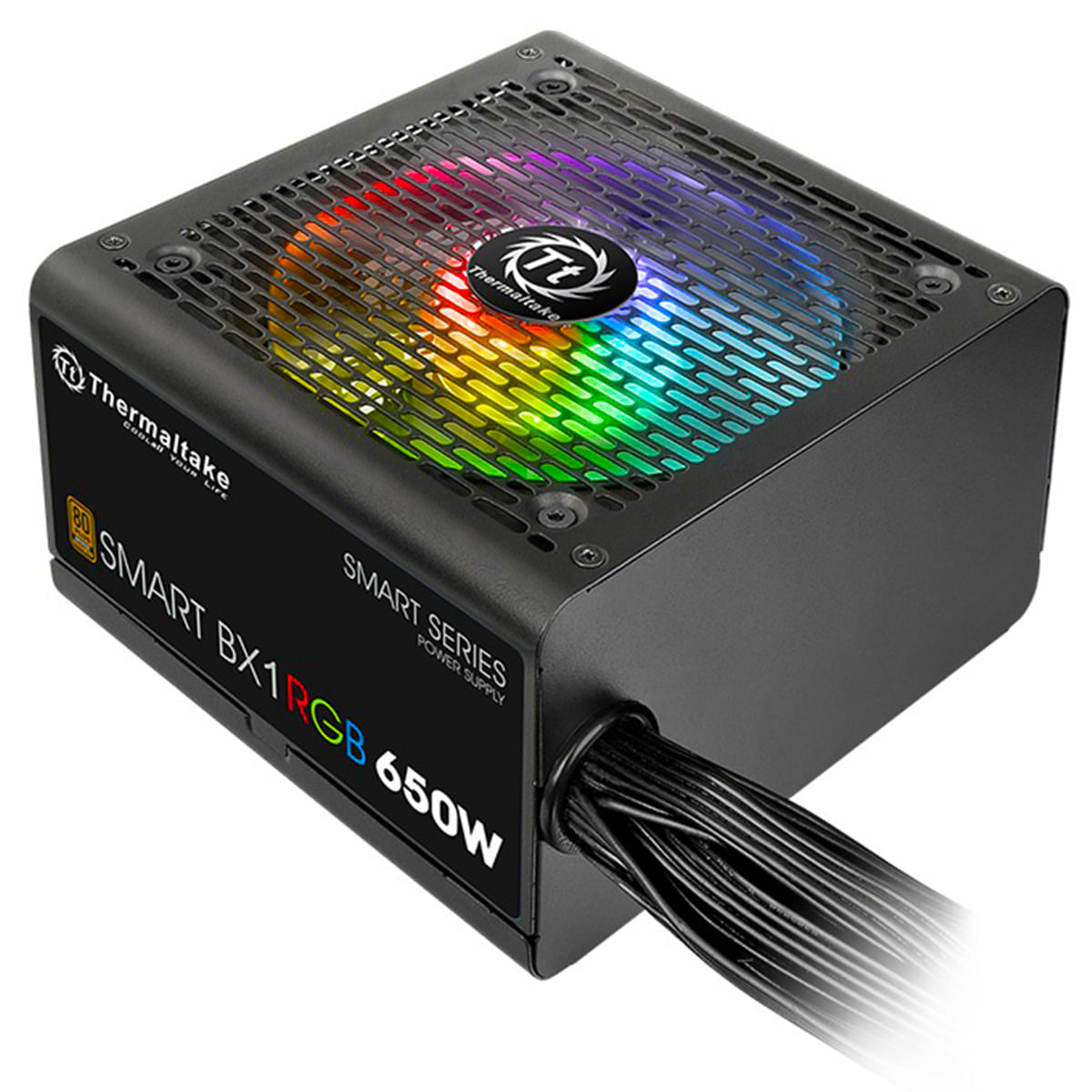 Fuente Thermaltake 650W 80 Plus Bronze Smart BX1 RGB - Diamond System ...